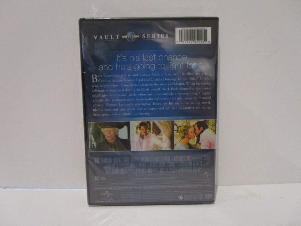 Stick DVD 1985 Burt Reynolds | eBay