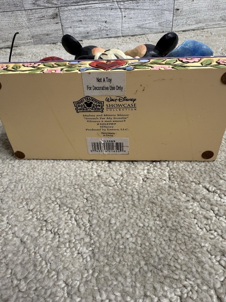 Jim Shore Disney Mickey Minnie Smooch for my Sweetie Figure (Broken ...