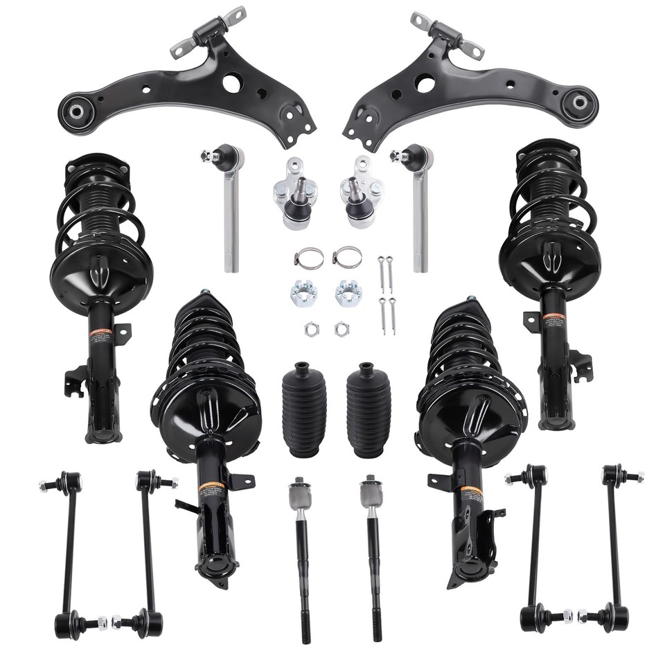 Front Rear Struts Lower Control Arm Sway Bar Kit For Toyota Highlander ...