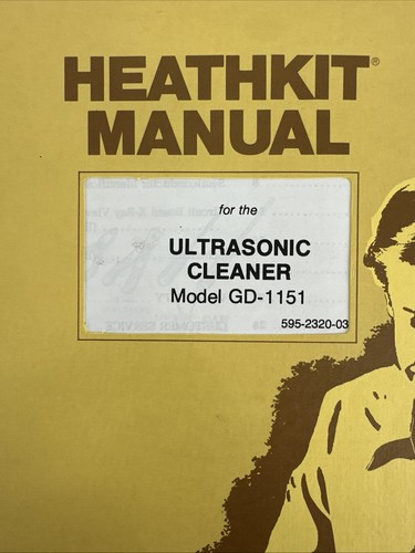 RARE Vintage Original Heathkit Manual GD-1151 for Ultrasonic Cleaner | eBay