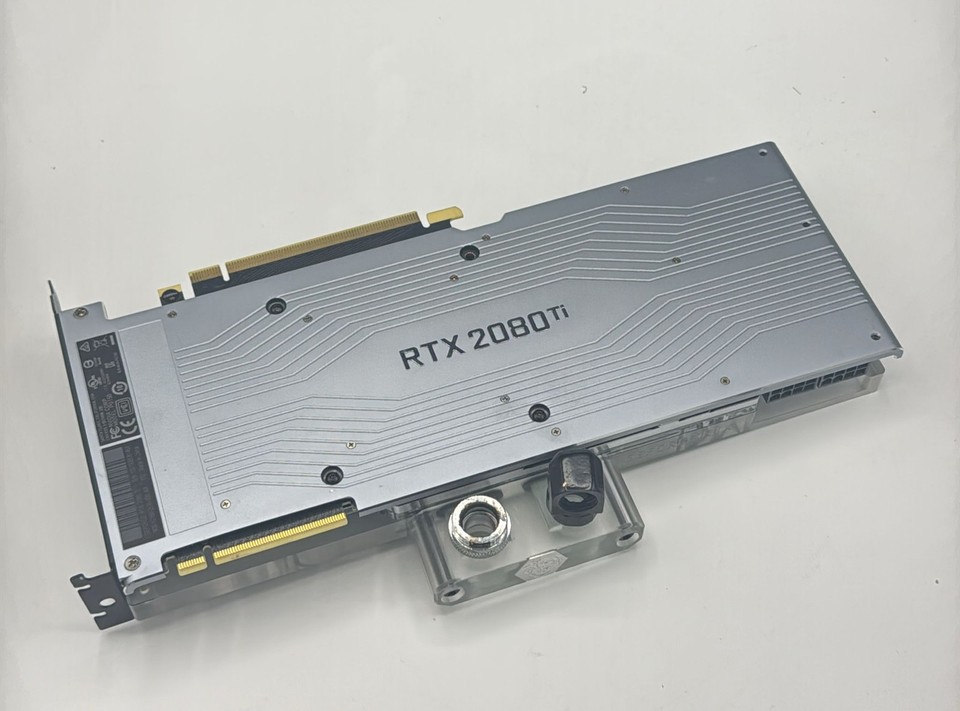 Nvidia 2080 Ti 11GB DDR5 RGB GPU with Water Block (/RT6-24135-2080TI-WB ...