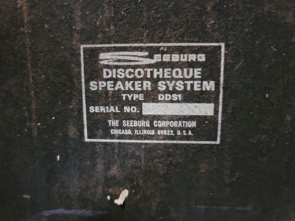 Custom 1960's Seeburg DDS1 "Discotheque" GIANT Speakers Altec Lansing ...