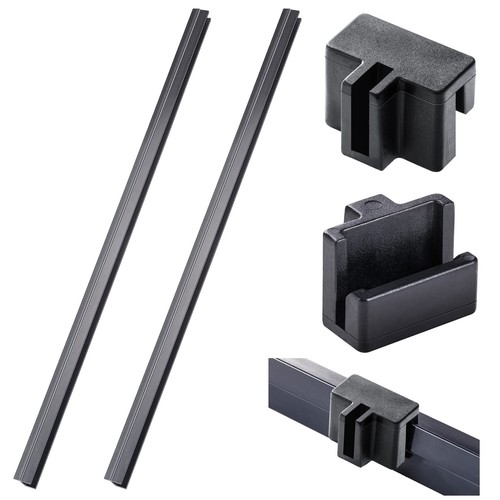 2-Piece Hanging File Rail for 0.5 Inch Drawer Sides and 14 Plastic File ...