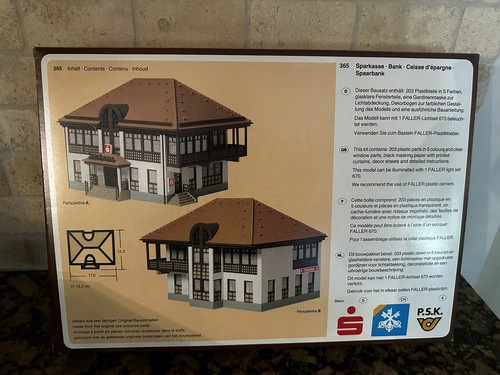 FALLER HO 365 SPARKASSE BANK MODEL KIT NEW | eBay