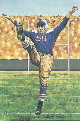 KEN STRONG Goal Line Art Card - New York Giants - NM-M | eBay