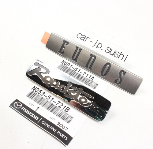 MAZDA GENUINE MX5 MX-5 Miata Eunos Roadster NA LOGO Name Rear Emblem ...