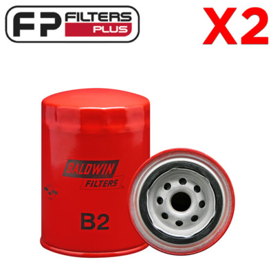 2 x B2 BALDWIN OIL FILTER - Z9, WZ9, LF3530, LF3313, P550008, ACO1 ...