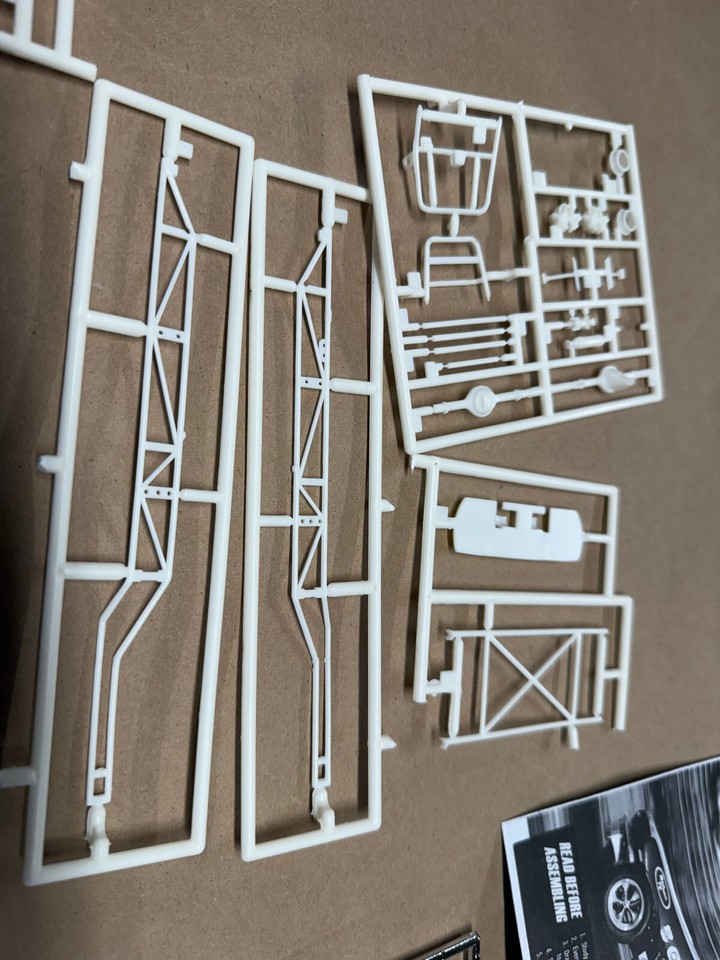 Pro Stock Drag Chassas VINTAGE Funny Car 1/25 Scale Model Kit Parts ...