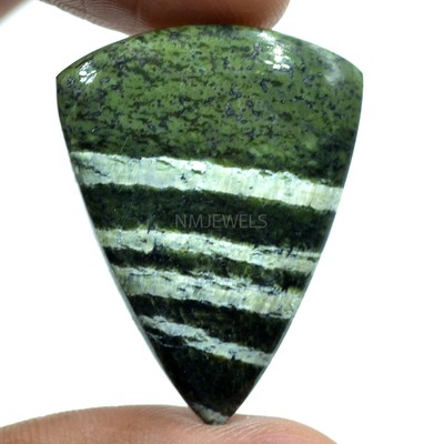 Cts 30.60 Natural Chatoyant Zebra Jasper Swiss Opal Cabochon Pear Loose ...