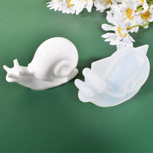 DIY Crystal Epoxy Resin Mold Snail Small Animal Mold Silicone Molds ...