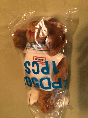 Milk Bone Biscuit Dr Spot MB MASCOT Dog ADVERTISING Plush 12" Toy Russ ...