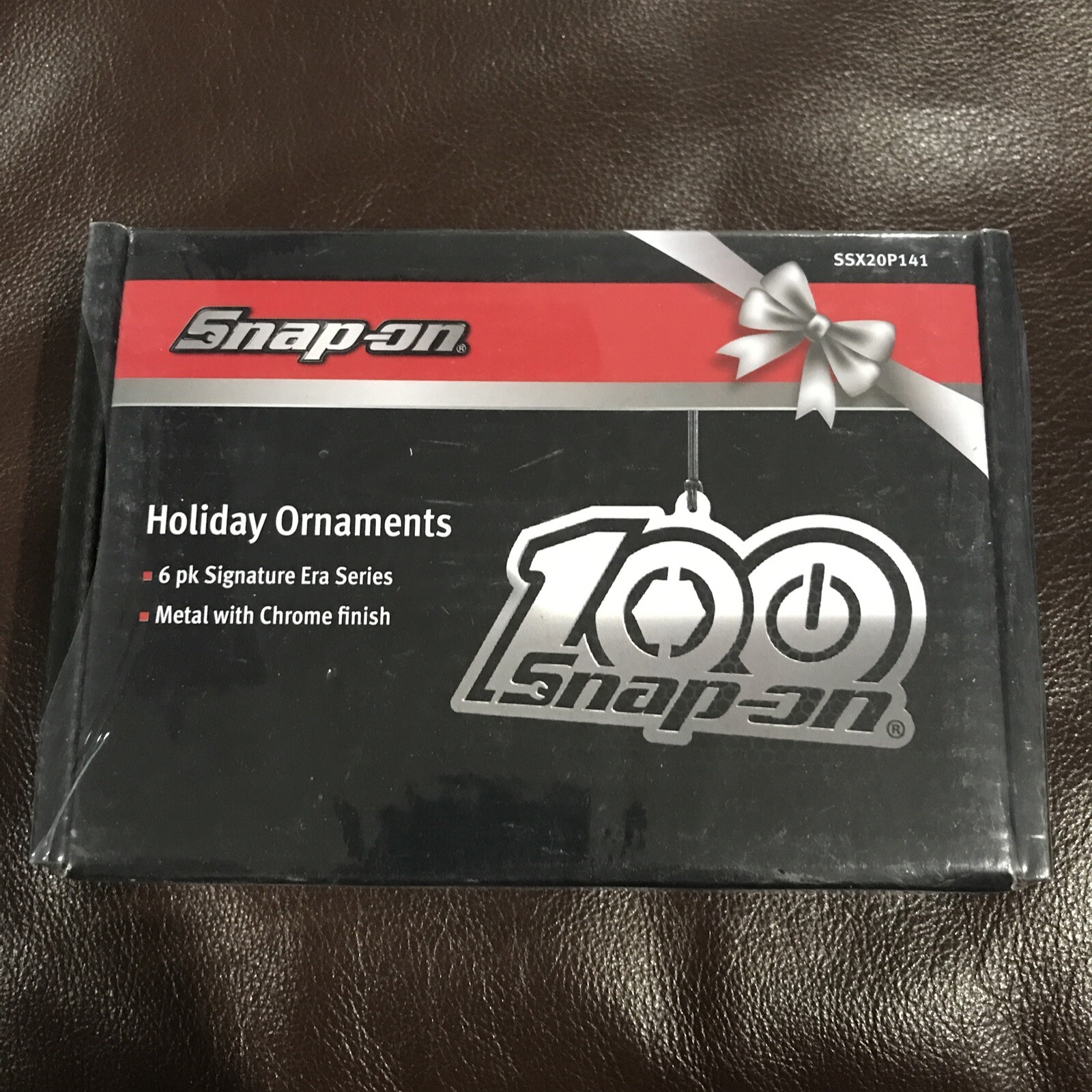 Snap On Tools 100th Anniversary Christmas Holiday Ornaments 6 pk SEALED ...