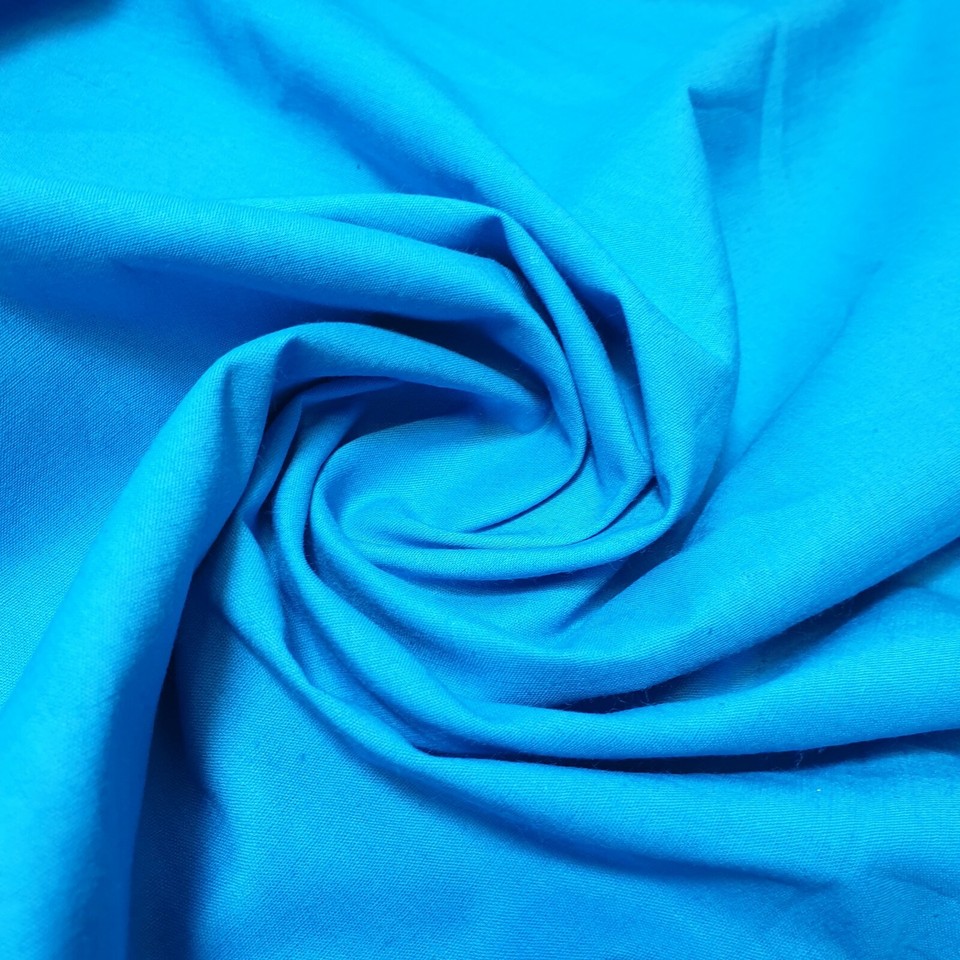 CLEARANCE COTTON CAMBRIC POPLIN FABRIC SOLID PLAIN Dress Craft Material ...