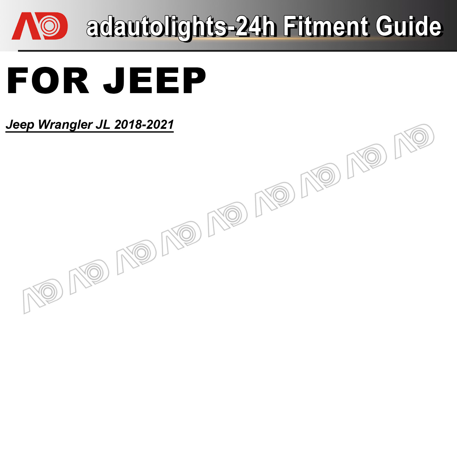 Full LED License Plate Lamp For 2018 2019 2020 2021 Jeep Wrangler JL ...