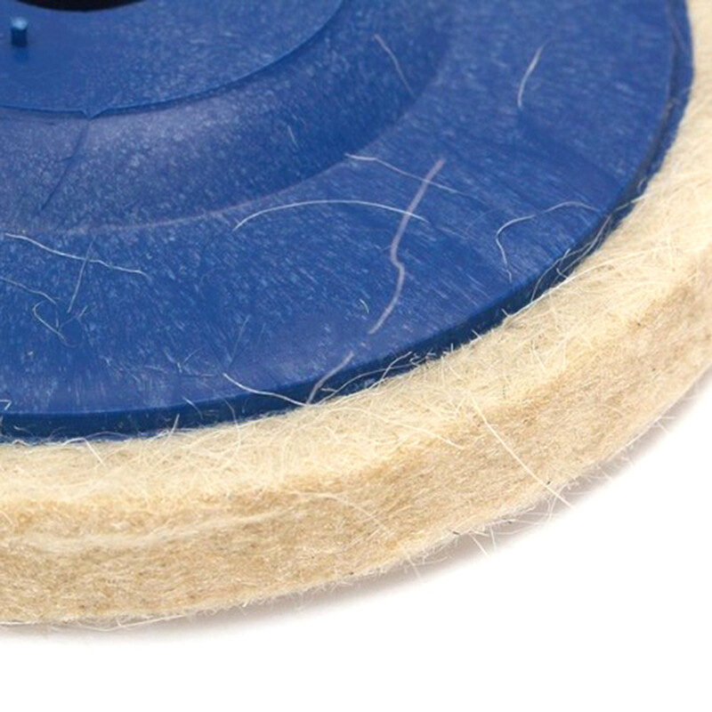 100mm wool polishing wheel buffing pads angle grinder wheel felt ...