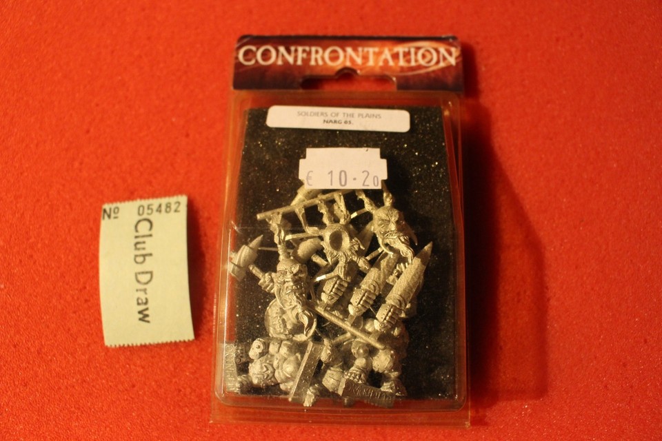 Rackham Confrontation Soldiers of the Plain BNIB Metal Dwarf Dwarves ...