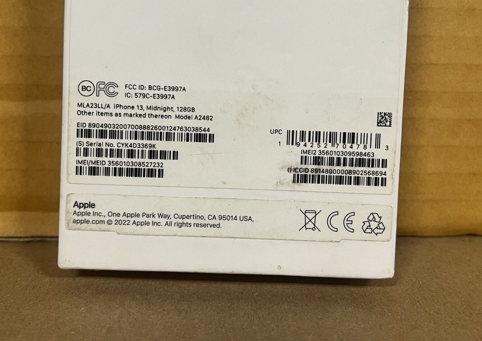Apple iPhone 12 Pro Max - 128 GB -Midnight Demo Unit-A2482 - NOT ...