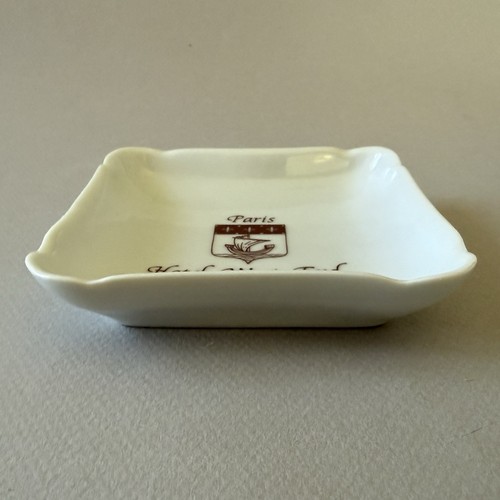 Vintage HOTEL WEST END Paris Ceramic PIN DISH Tip TRAY Apilco Simon ...