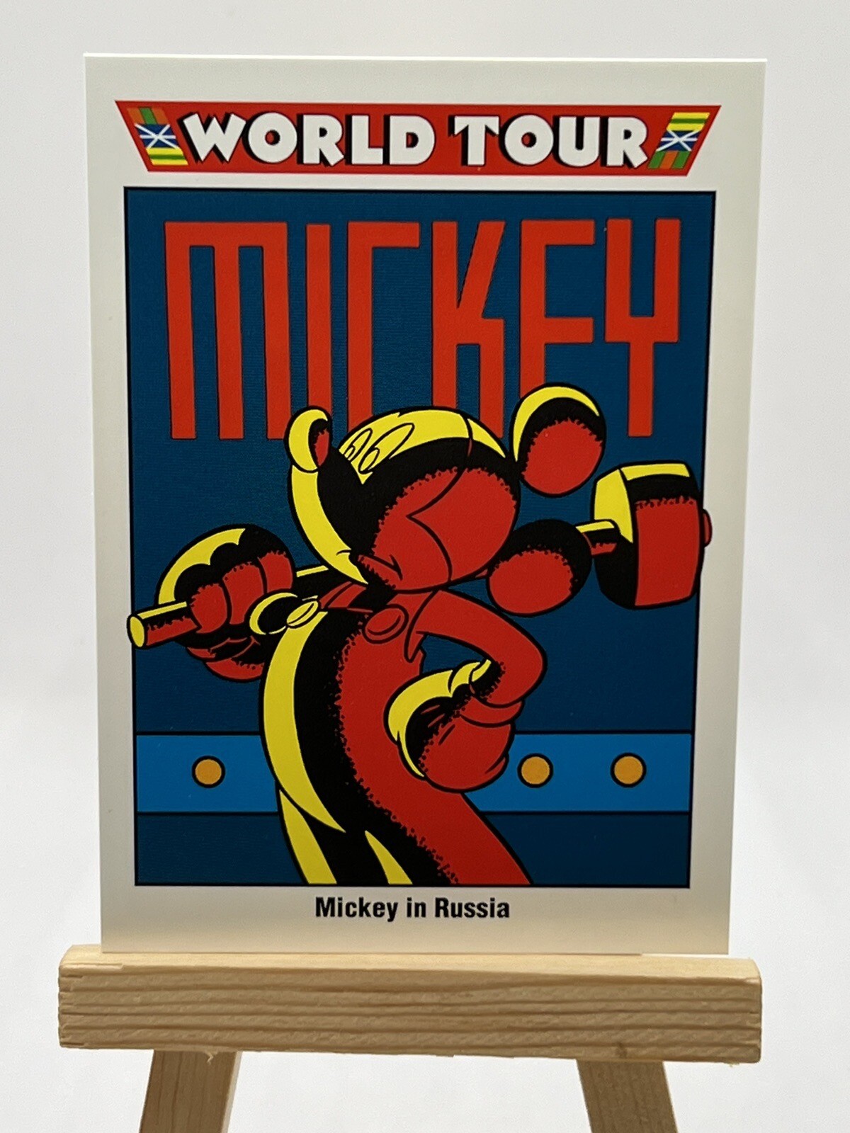 Mickey Mouse In Russia World Tour #195 1991 Impel Walt Disney World | eBay