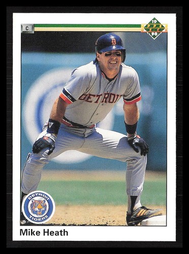 Mike Heath 1990 Upper Deck #306 Detroit Tigers | eBay