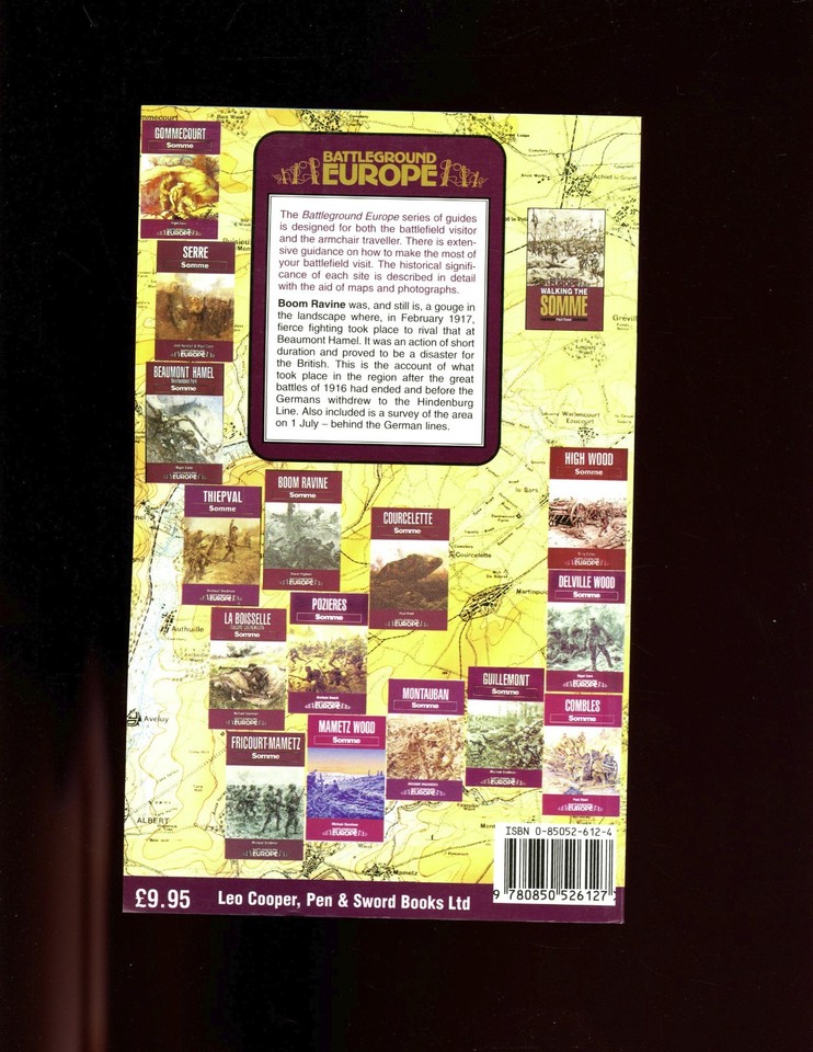 SOMME - BOOM RAVINE, Trevor Pidgeon UK SB, 1st VG | eBay