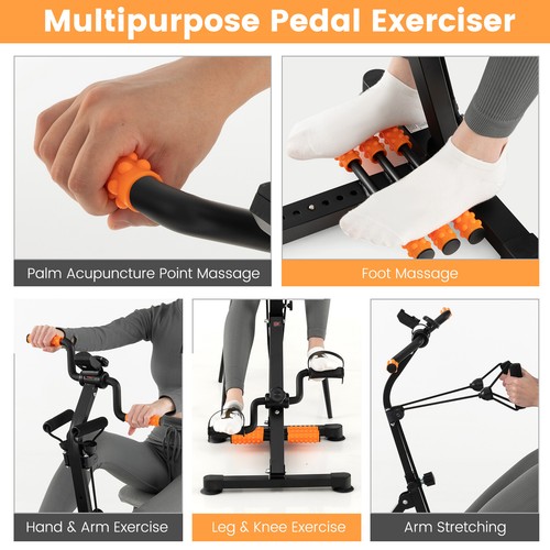 Pedal Exerciser Height & Length-Adjustable Full Body Exercise Bike | eBay