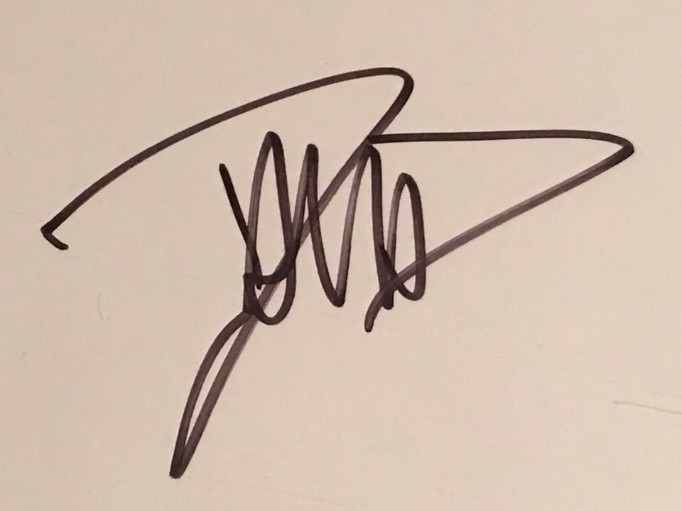 FOO FIGHTERS BAND DAVID GROHL SIGNED PROMO POSTER HUGE AUTOGRAPH TAYLOR ...