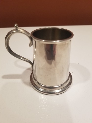 SHEFFIELD ROSE ENGLISH PEWTER TANKARD/ MUG/STEIN/URN 3” tall | eBay