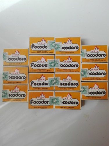 FIAMMIFERI FOCODORO CERINI VINTAGE SVEDESI 5S/40 SIGILLATI CON IMPOSTA ...