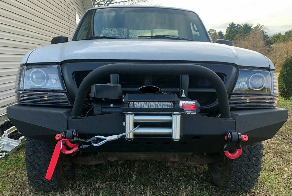 Front Winch Bumper with Bull Bar / Rear Bumper For Ford Ranger 1993 ...