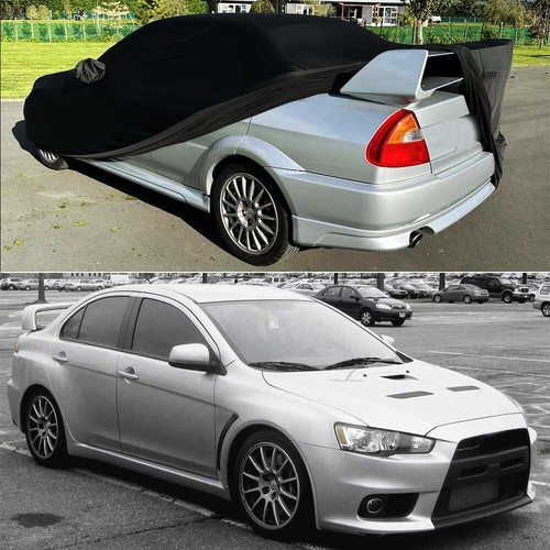 Car Cover Stain Stretch Dustproof Custom For Mitsubishi Lancer Evo ...