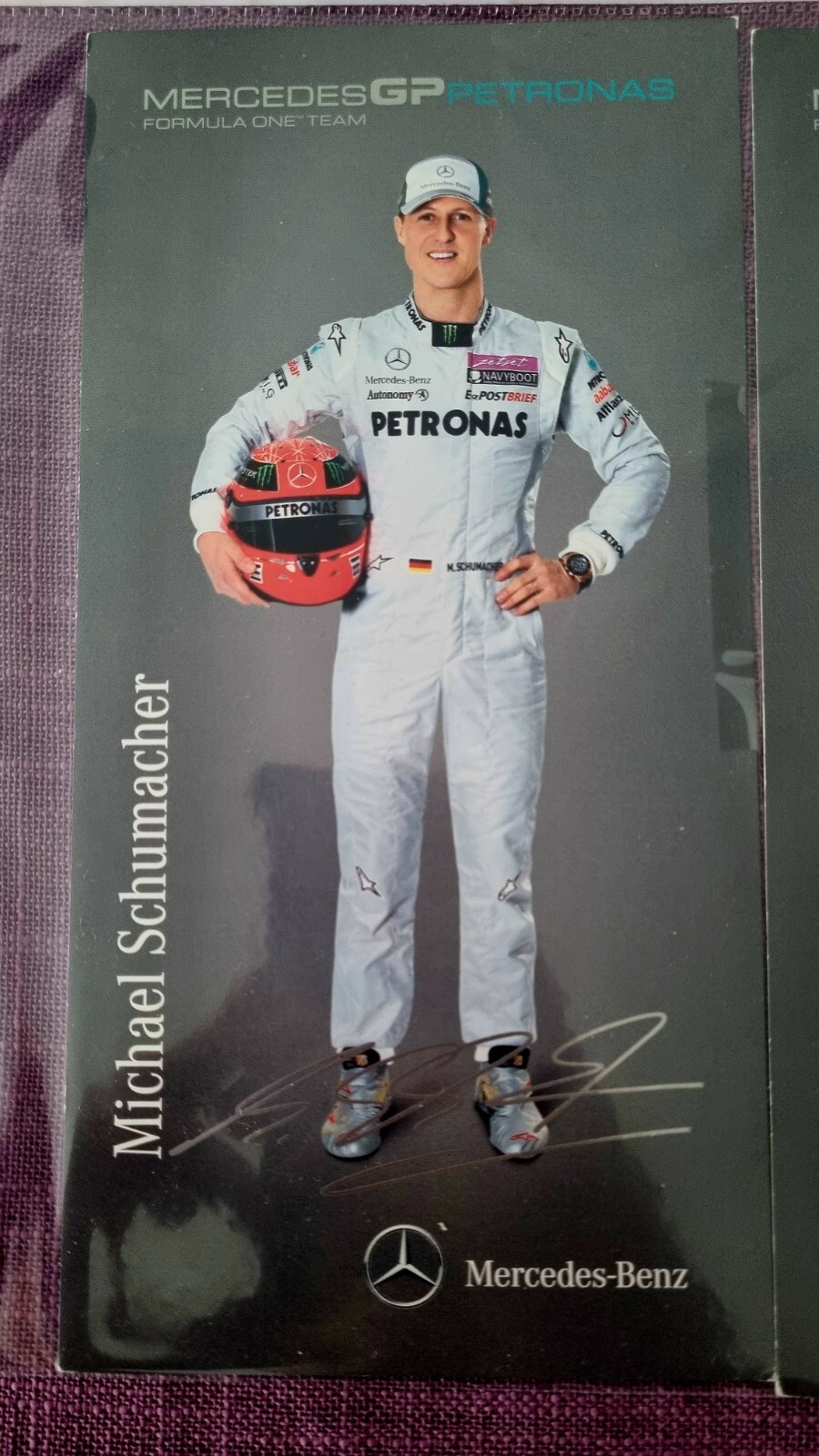 F1 - Michael Schumacher Mercedes AMG Petronas Printed Autograph | eBay