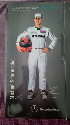 F1 - Michael Schumacher Mercedes AMG Petronas Printed Autograph | eBay