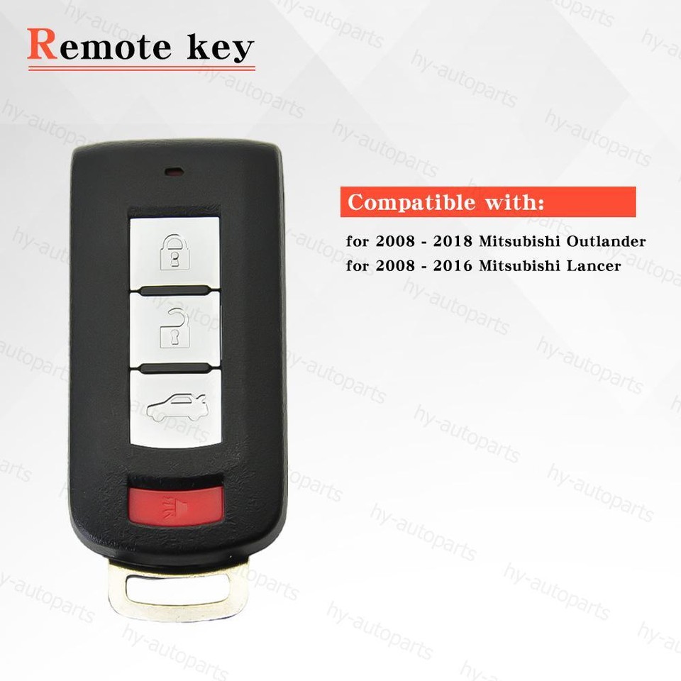 For 2008 - 2020 Mitsubishi Outlander Keyless Entry Remote Key Fob ...