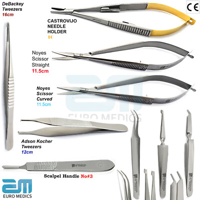 Microsurgery Set Orthopedic Surgery Rodent Eye Surgical Ophthalmology ...
