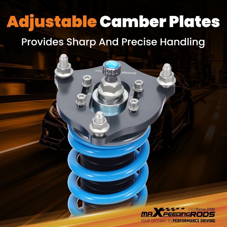 24 Level Damper Coilovers Struts Shocks For Honda Civic Si (FC1/FC3 ...