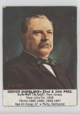 1964 General Mills Presidential Portraits F272-34 Grover Cleveland #22/ ...