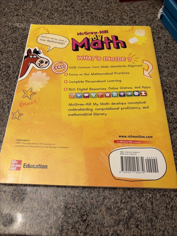McGraw-Hill My Math, Grade K, Student Edition, Vol. 2 (new ...