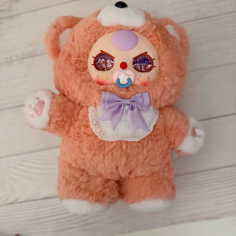 Baby Three 400% Sugar Baby Peach Pacifier Bear With Special Flowing ...