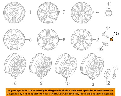 BMW OEM 02-16 525i Wheels Covers Trim-Valve Stem Cap 36111095436 | eBay