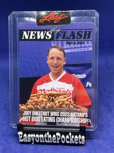 1 Of 48 2023 Leaf Joey Chestnut Card# NF-JC1 | eBay