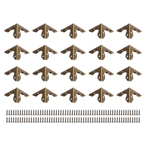 20Pcs Metal Corner Protector Triangular Corner Guards For Wooden Box ...