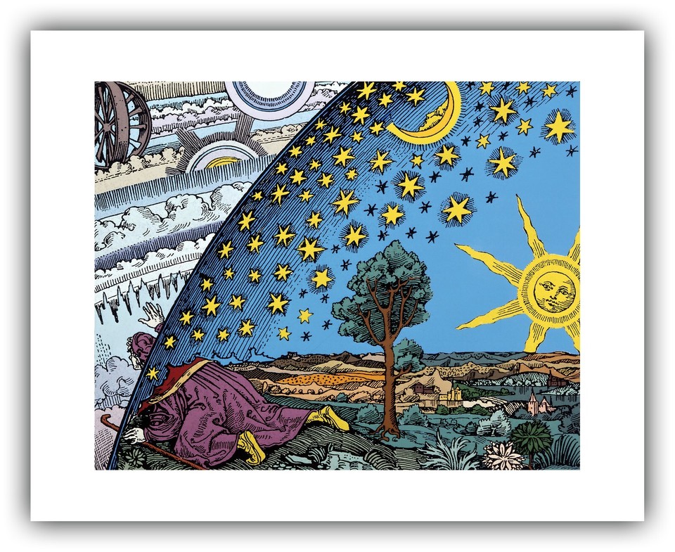 Unidentified Artist : "The Flammarion Engraving" (1888) - Giclee Fine ...