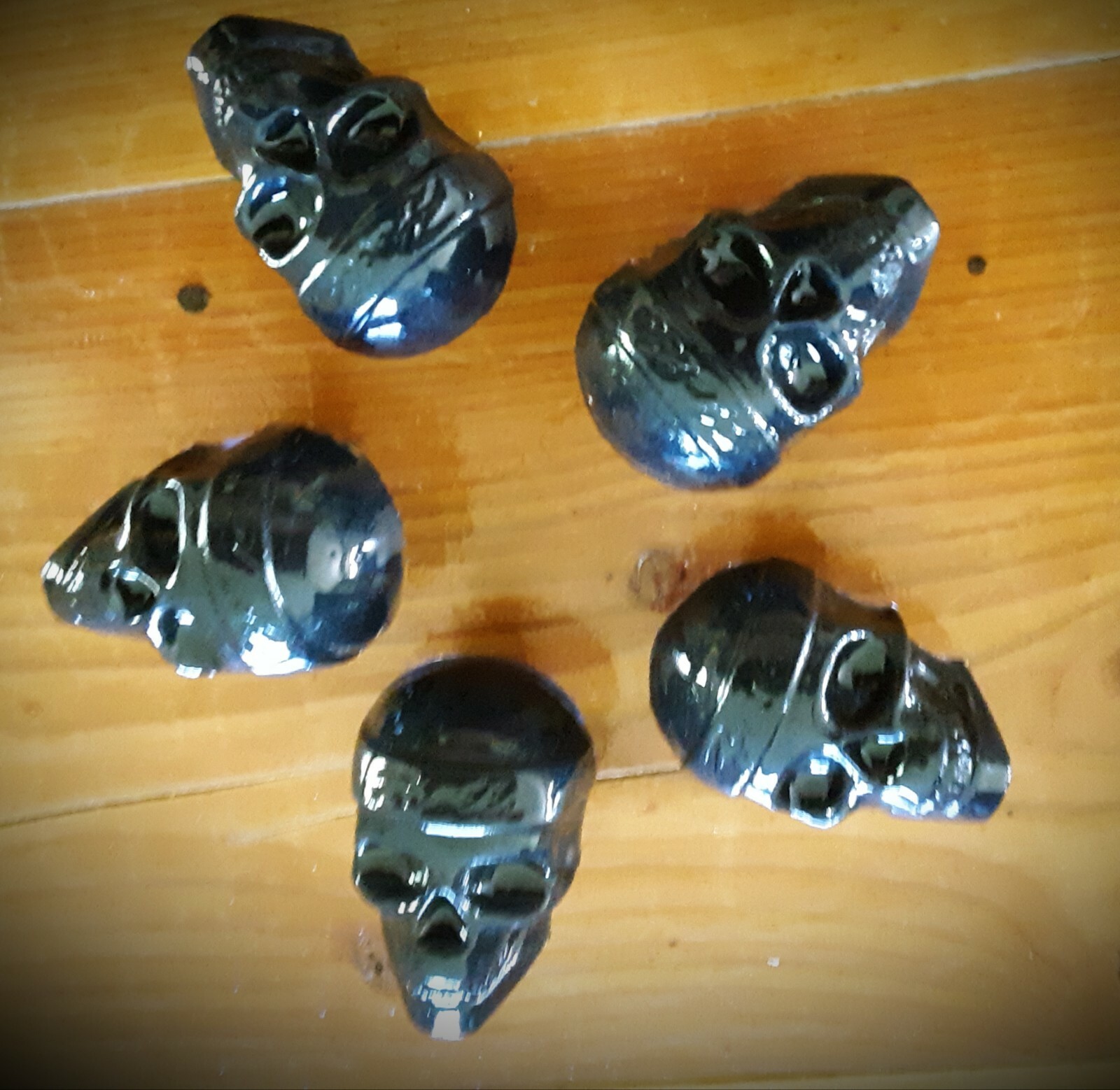 Black Resin Skull Drawer Pull Cabinet Knobs Bandanna"- Set of 5 | eBay