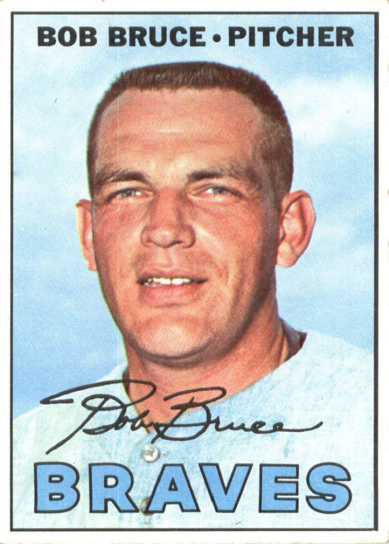 1967 Topps #417 Bob Bruce Atlanta Braves | eBay