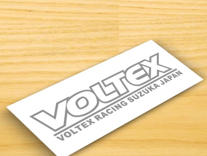 2x Silver Hallow VOLTEX DECAL GT WING VINYL STICKER FOR BRZ FRS 350Z ...