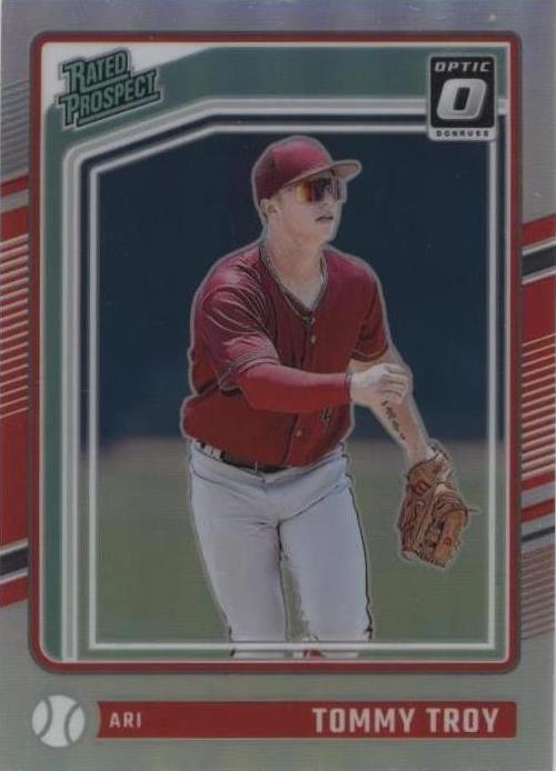 2024 Panini Donruss - Optic Rated Prospects Tommy Troy #107 Holo Prizm ...