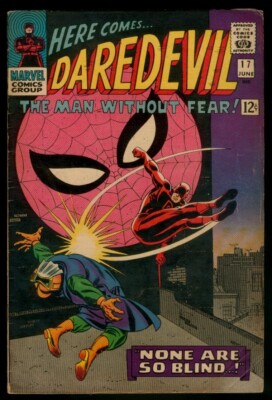 Marvel Comics DAREDEVIL The Man Without Fear #17 Spider-Man VG/FN 5.0 ...