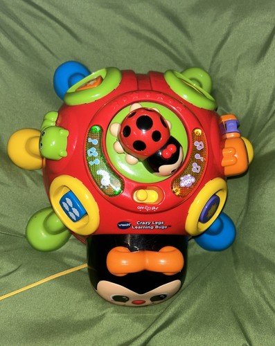 VTech Crazy Legs Learning Bugs Interactive Toy - Educational Lights ...