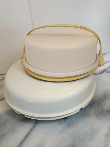 vintage tupperware Divided serving dish and Pie carrier bowls lot | eBay